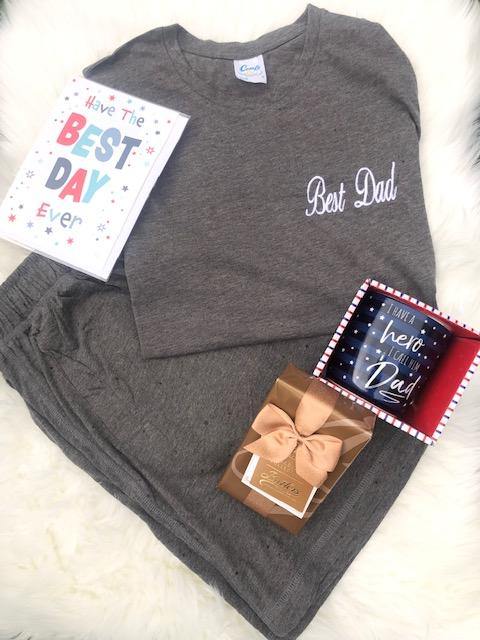 Mens Mini Pyjamas Short Set fathers Day Hamper- Gift boxed